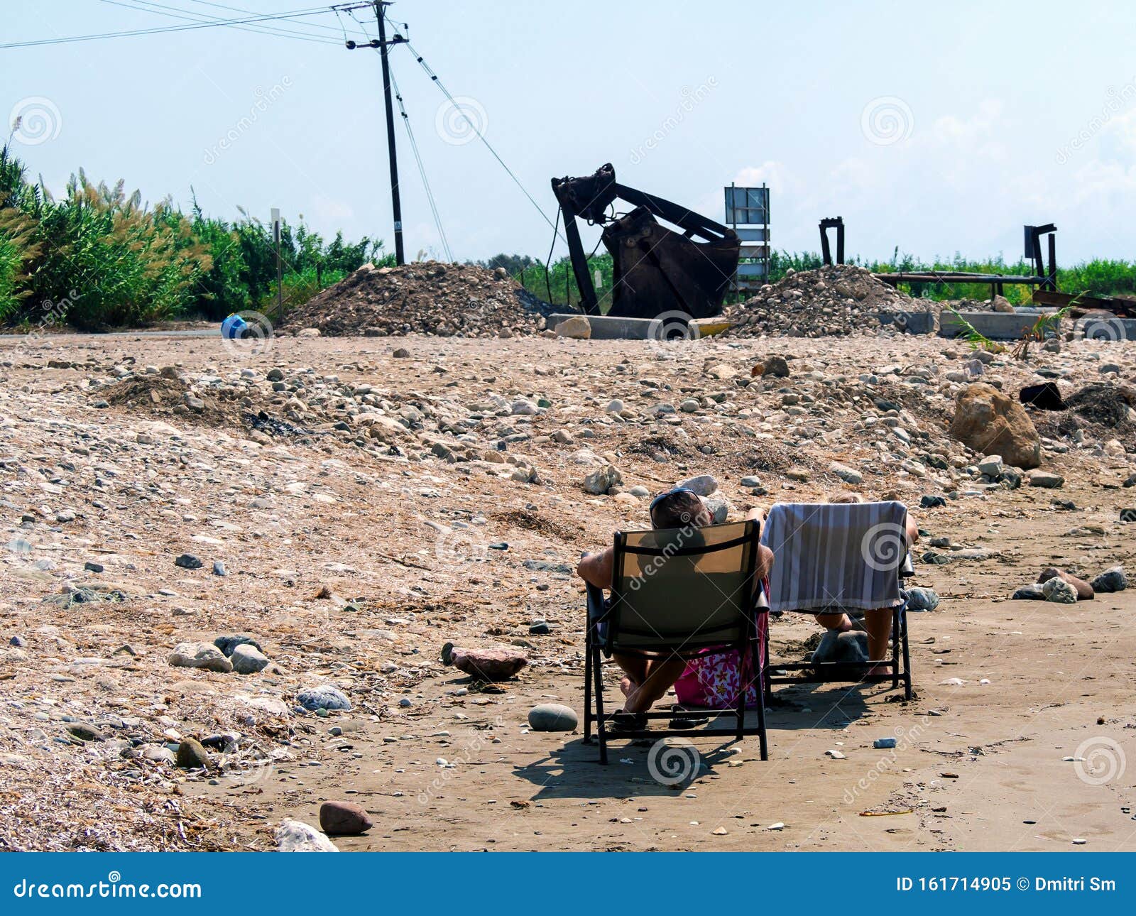 Red Digger In Stone-pit Stock Photography | CartoonDealer.com #78779996