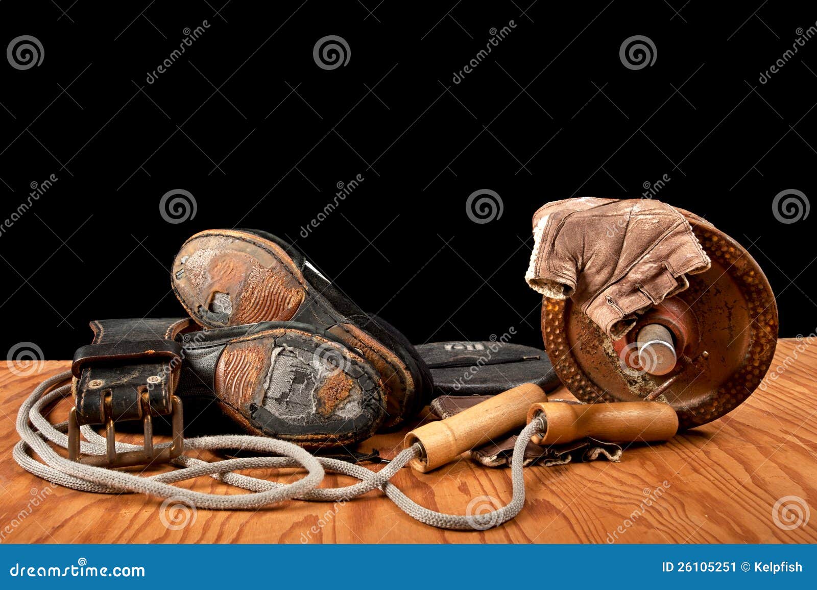 Old Exercise Equipment stock image. Image of cracked - 26105251