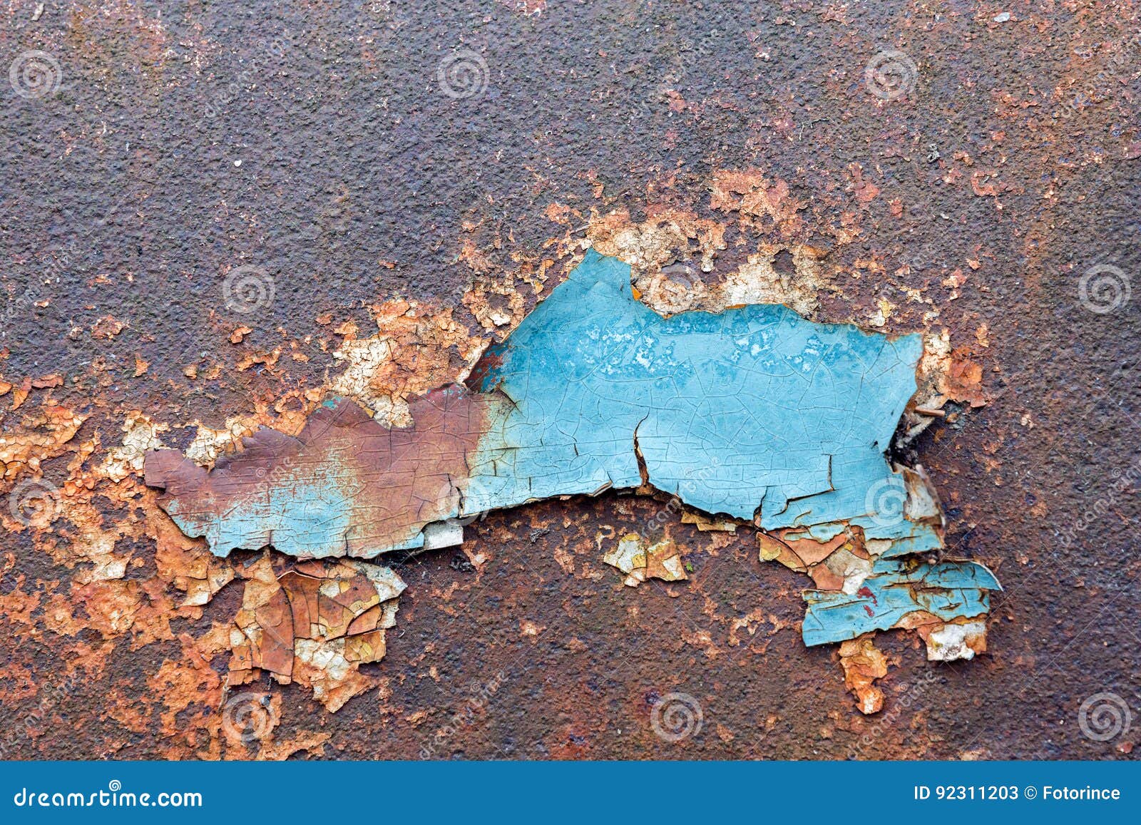 Texture Of Rusty Metal. Rectangular Vertical Iron Background. Royalty ...