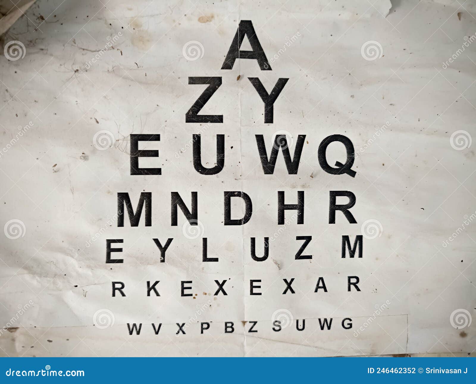 Old Eye Exam Chart - Virtual Contact Lens Exam. Eye Sight Test Chart ...