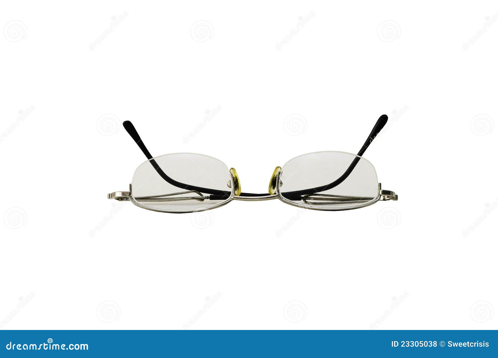 Old eye glasses isolated stock photo. Image of isolated - 23305038