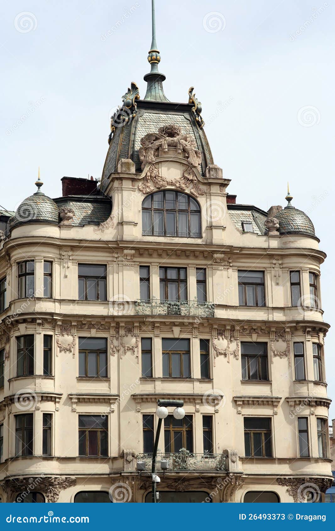 Old facade stock image. Image of antique, modern, building - 26493373