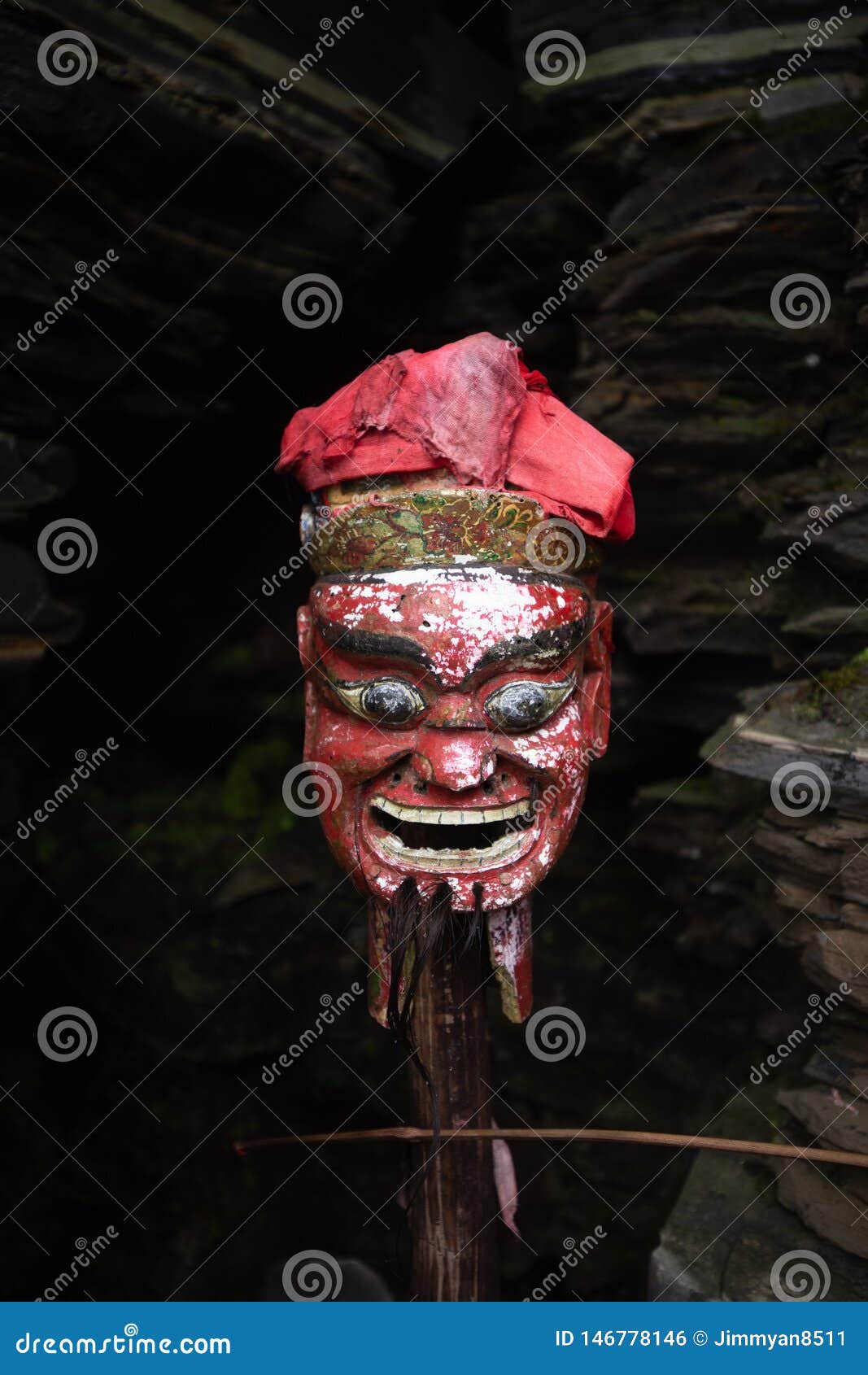 Old face mask stock photo. Image of beauty, face, dark - 146778146