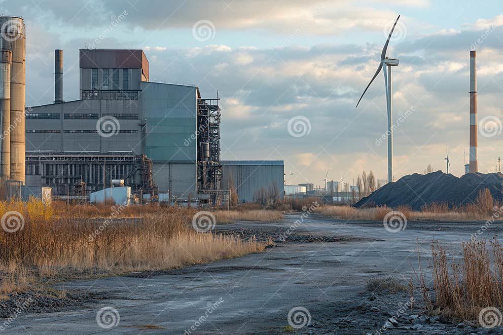 Old Factories Stand Near Closed Coal Mines, while Wind Turbines ... Old Factories Stand Near Closed Coal Mines, while Wind Turbines ...
