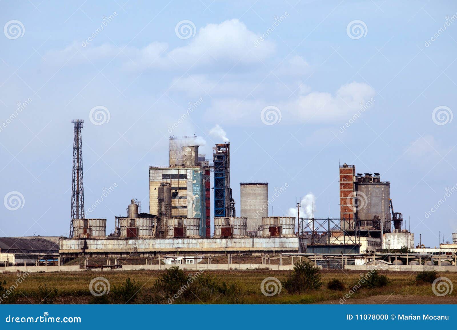 Old factory stock photo. Image of refinery, buildings - 11078000