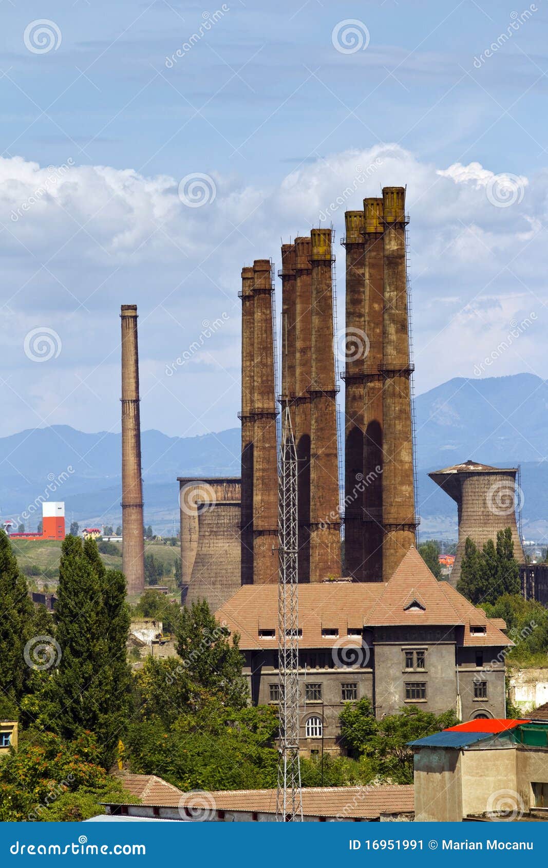 Old factory stock image. Image of valves, warming, environment - 16951991