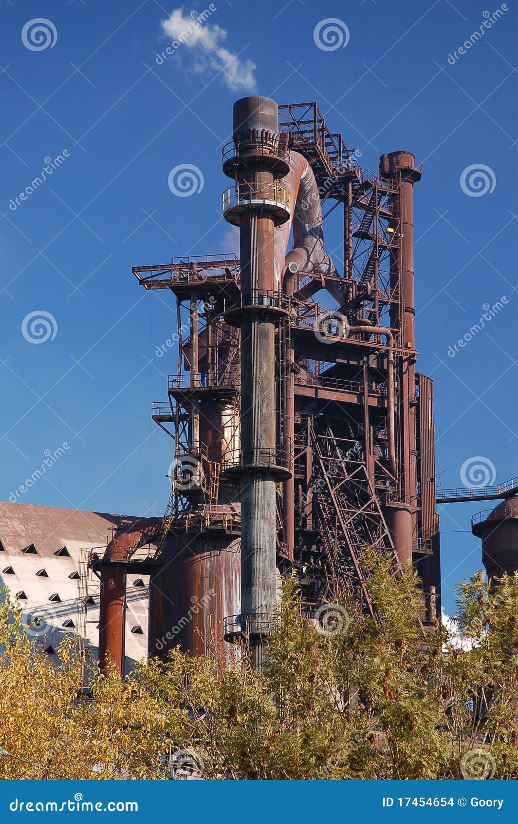 Old factory stock photo. Image of fabrication, tower - 17454654