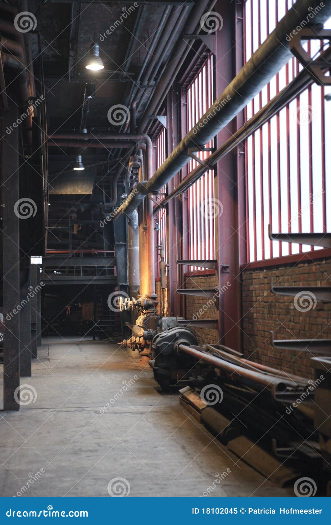 Old factory stock image. Image of manufacturing, benches - 18102045