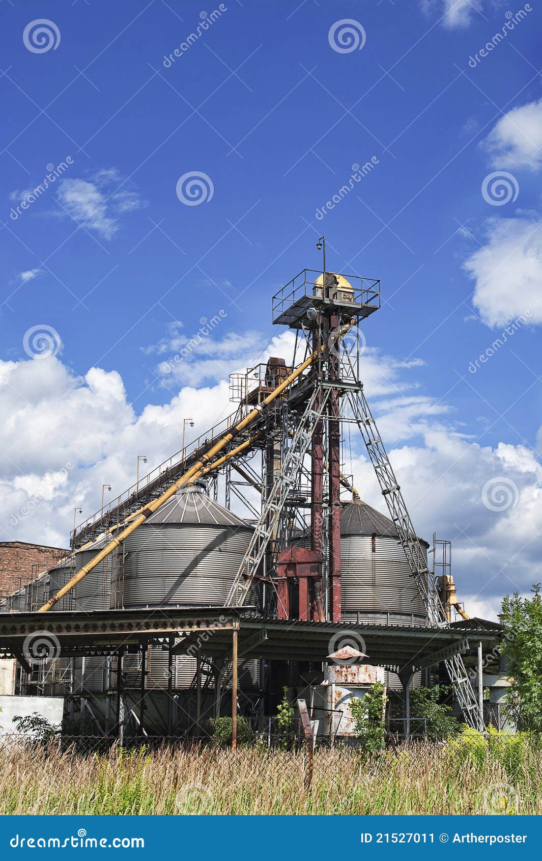 Old factory stock image. Image of blue, equipment, environment - 21527011
