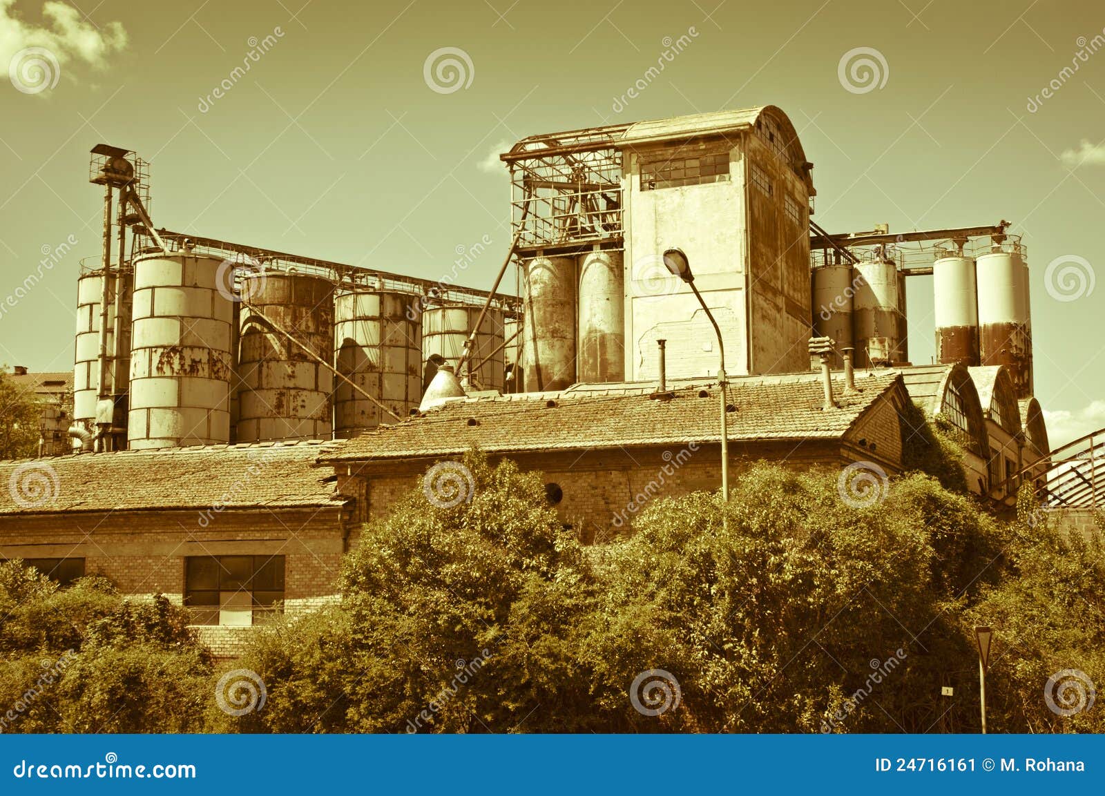 Old factory stock image. Image of tone, fabric, fabrication - 24716161