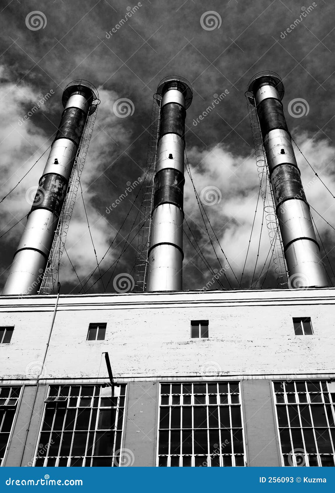 Old factory stock image. Image of smoke, soiling, manufacturing - 256093