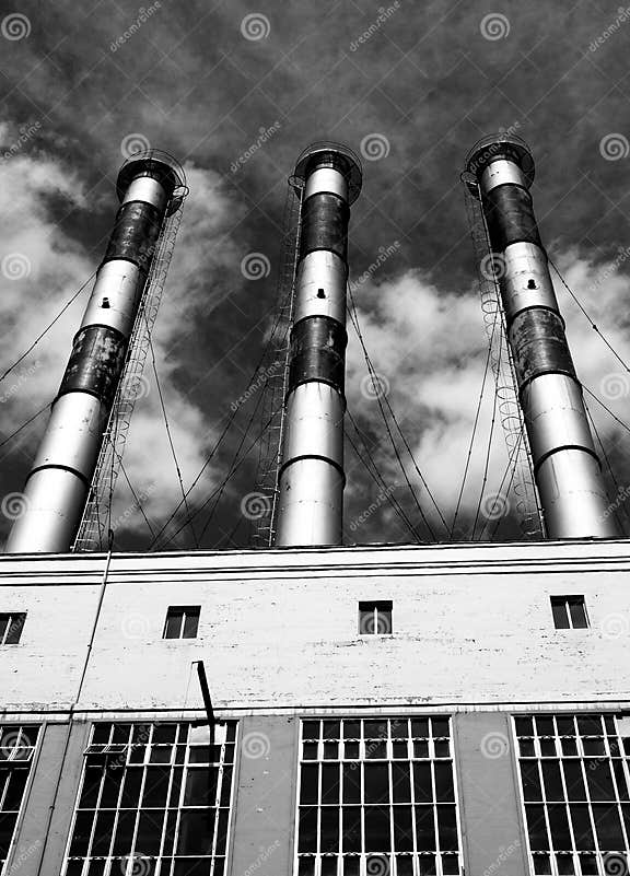 Old factory stock image. Image of smoke, soiling, manufacturing - 256093