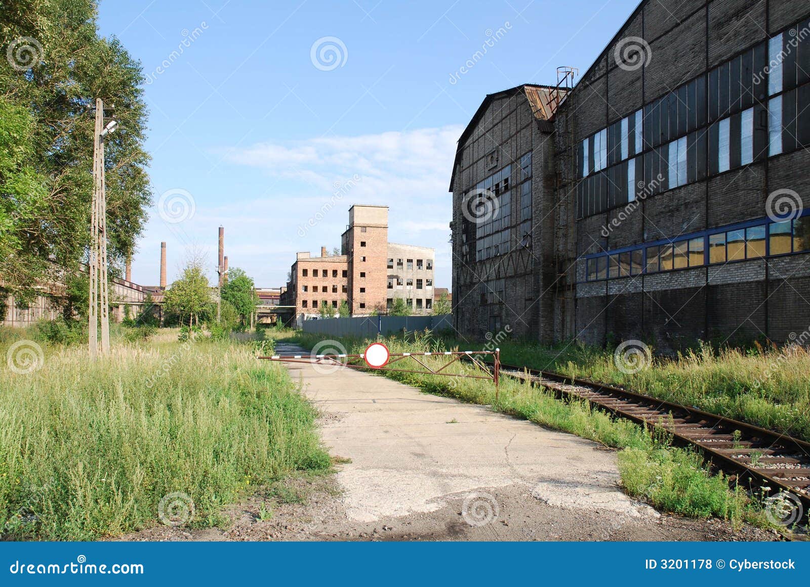 Old factory stock photo. Image of smoke, industrial, electricity - 3201178