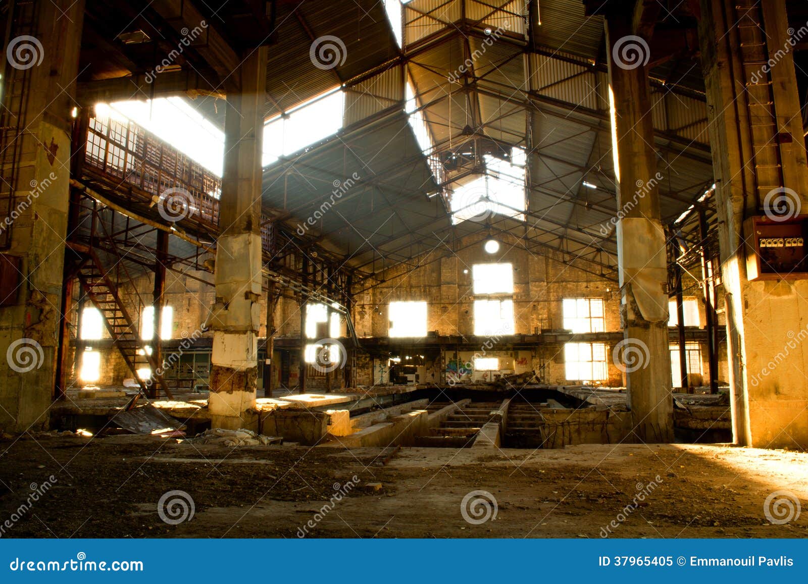 Old factory stock image. Image of exchanger, control - 37965405