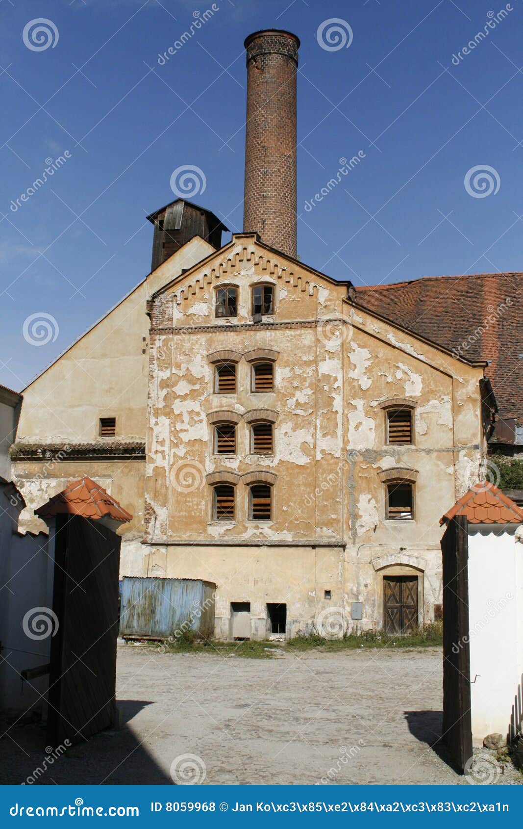 Old factory stock photo. Image of entrance, front, wors - 8059968