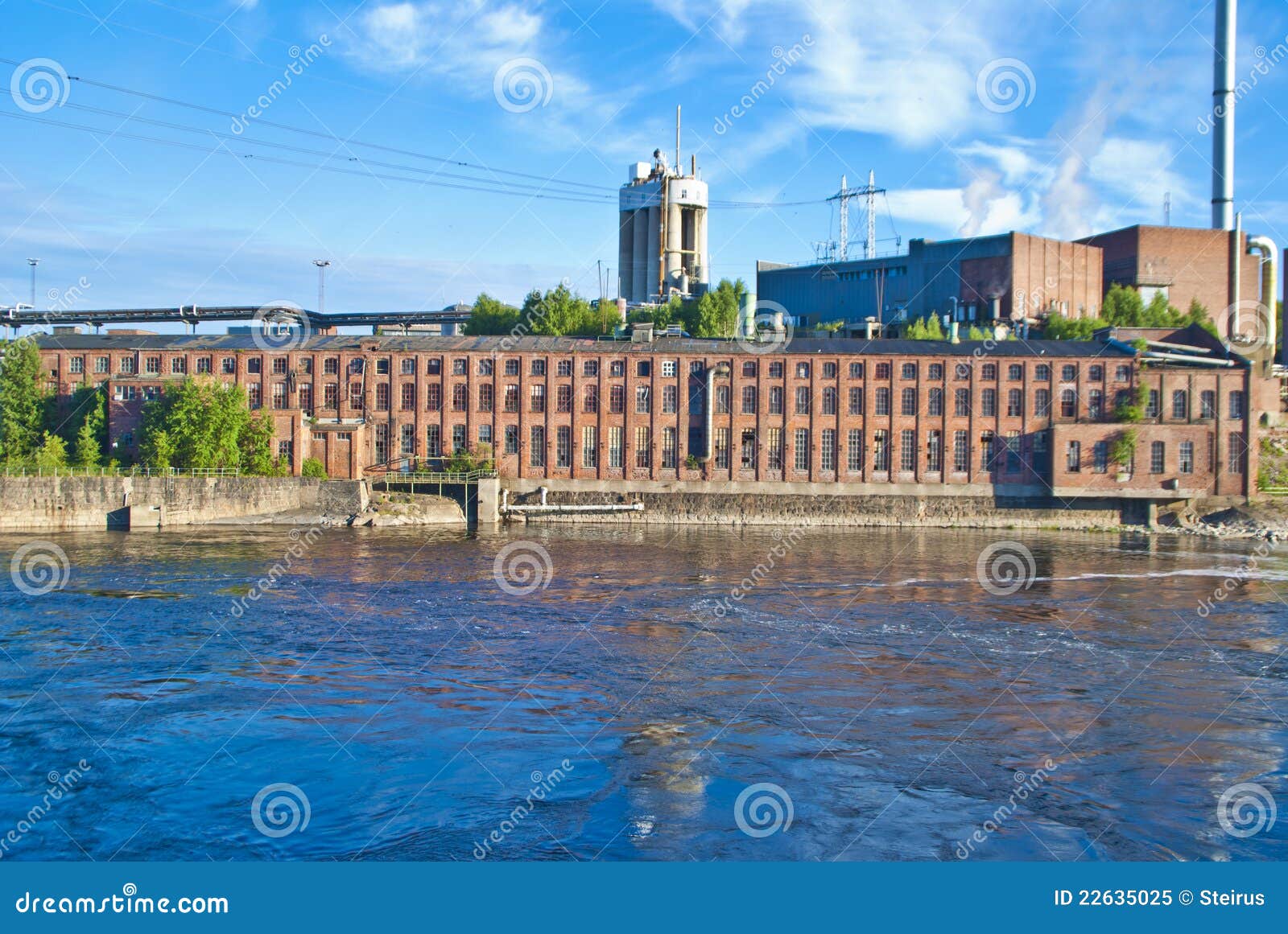 Old factory building stock image. Image of paints, paper - 22635025