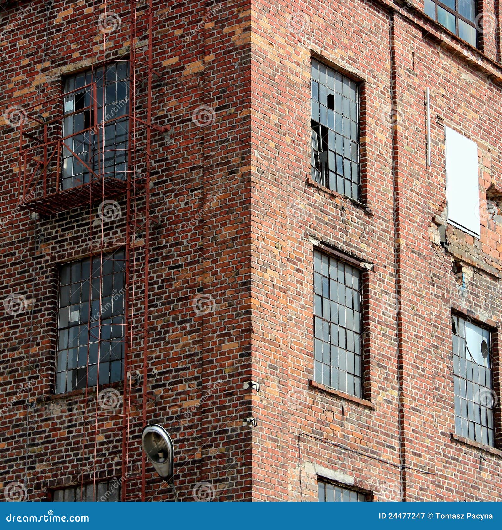 Old factory building stock image. Image of apartment - 24477247
