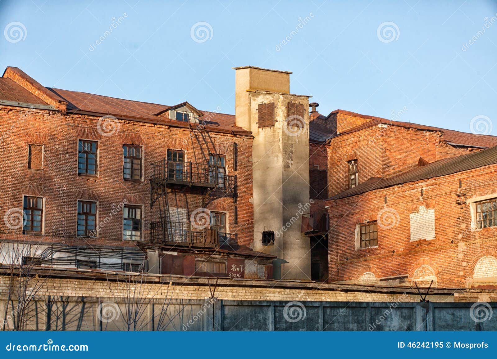 Old factory stock image. Image of building, factory, iron - 46242195