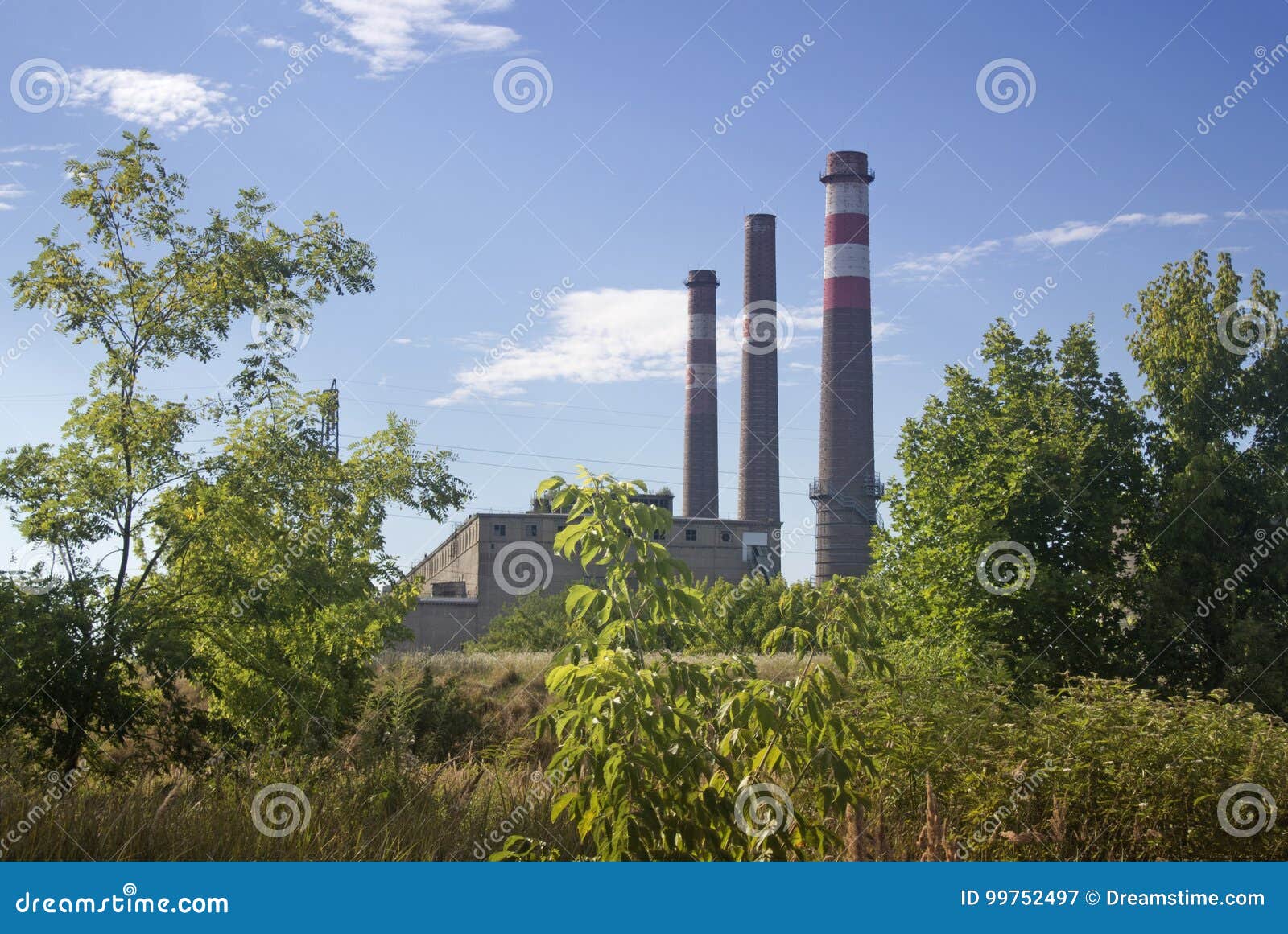 Old factory building stock image. Image of landscape - 99752497