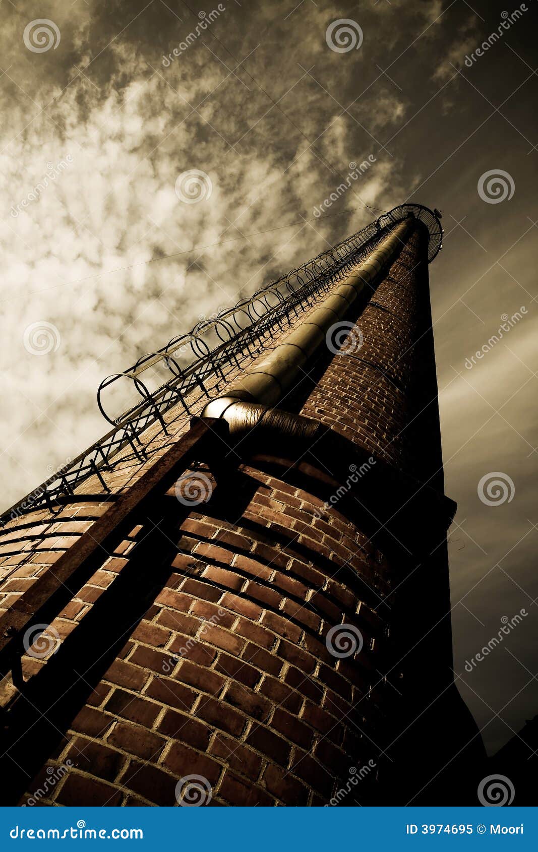 Old factory chimney stock image. Image of smoke, retro - 3974695