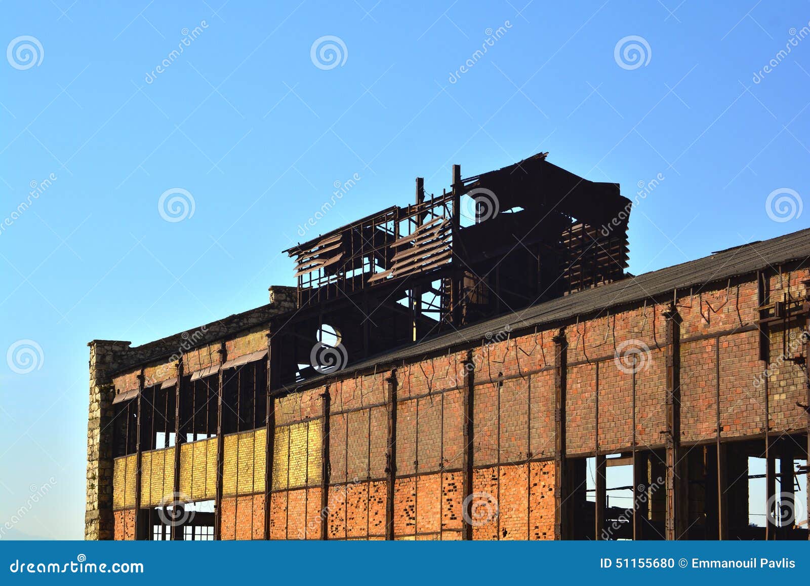 Old factory stock photo. Image of detail, detailed, heritage - 51155680