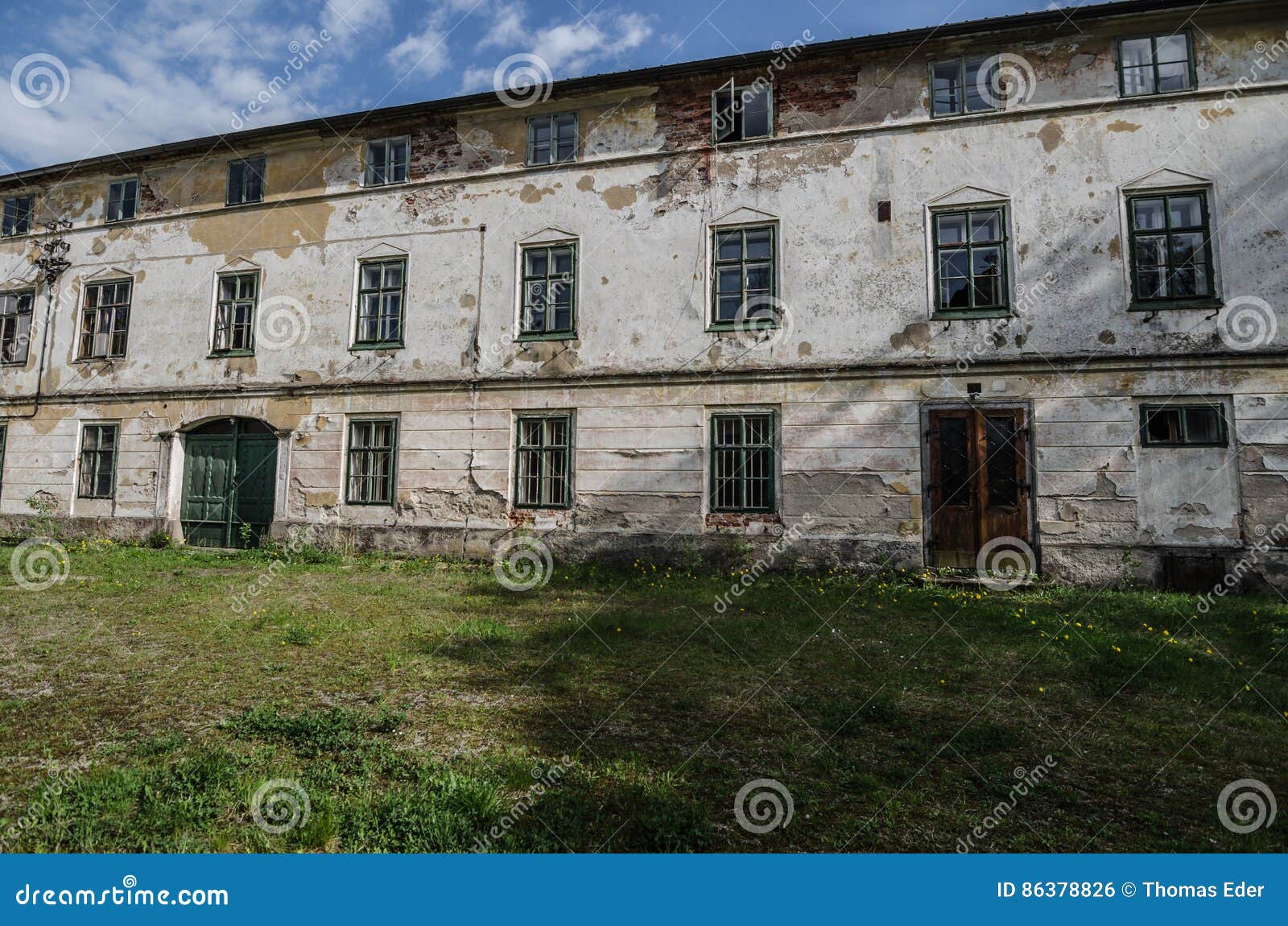 Old factory exterior stock photo. Image of hall, environmental - 86378826