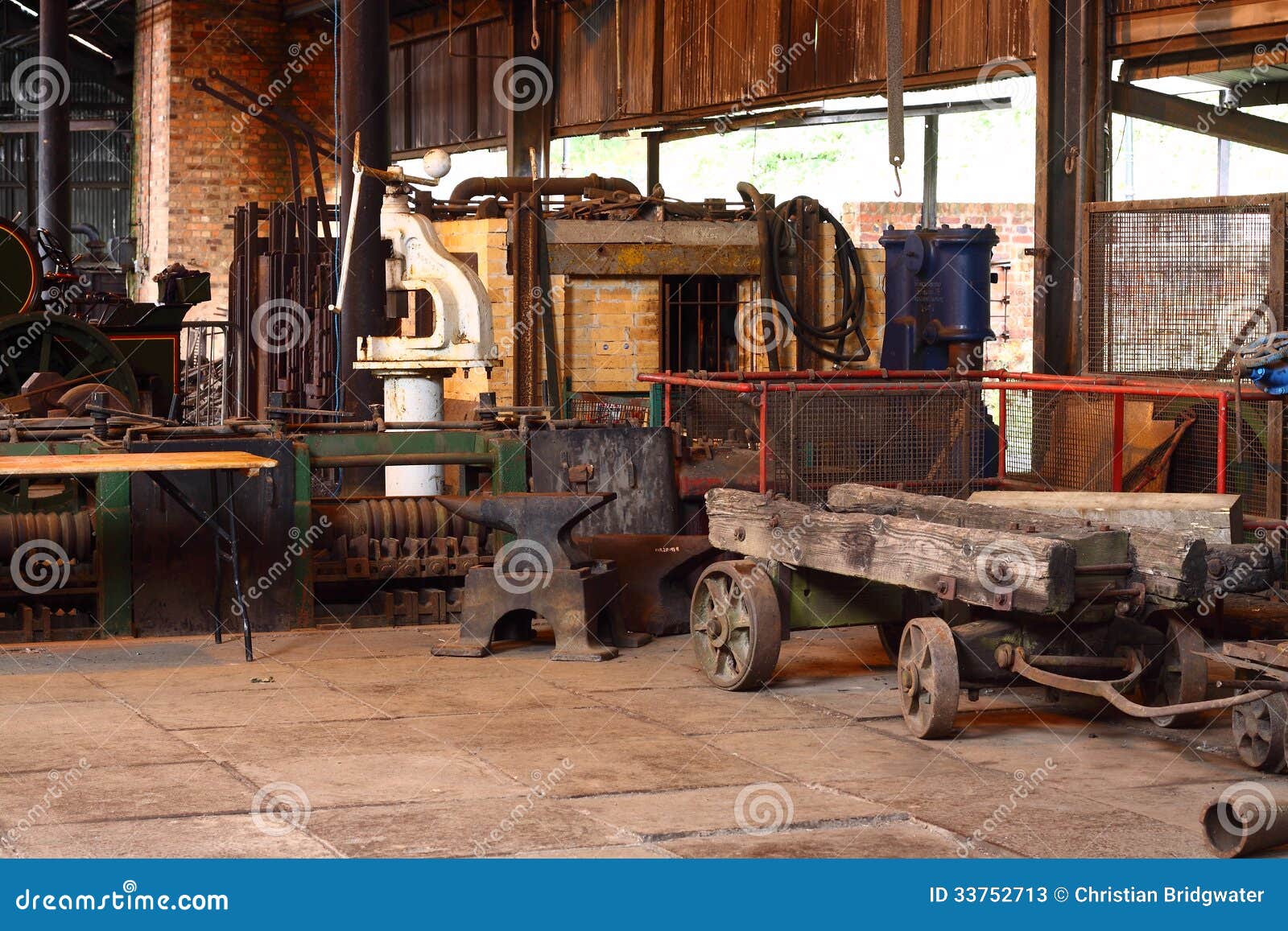 Old factory F stock image. Image of plant, floor, tools - 33752713