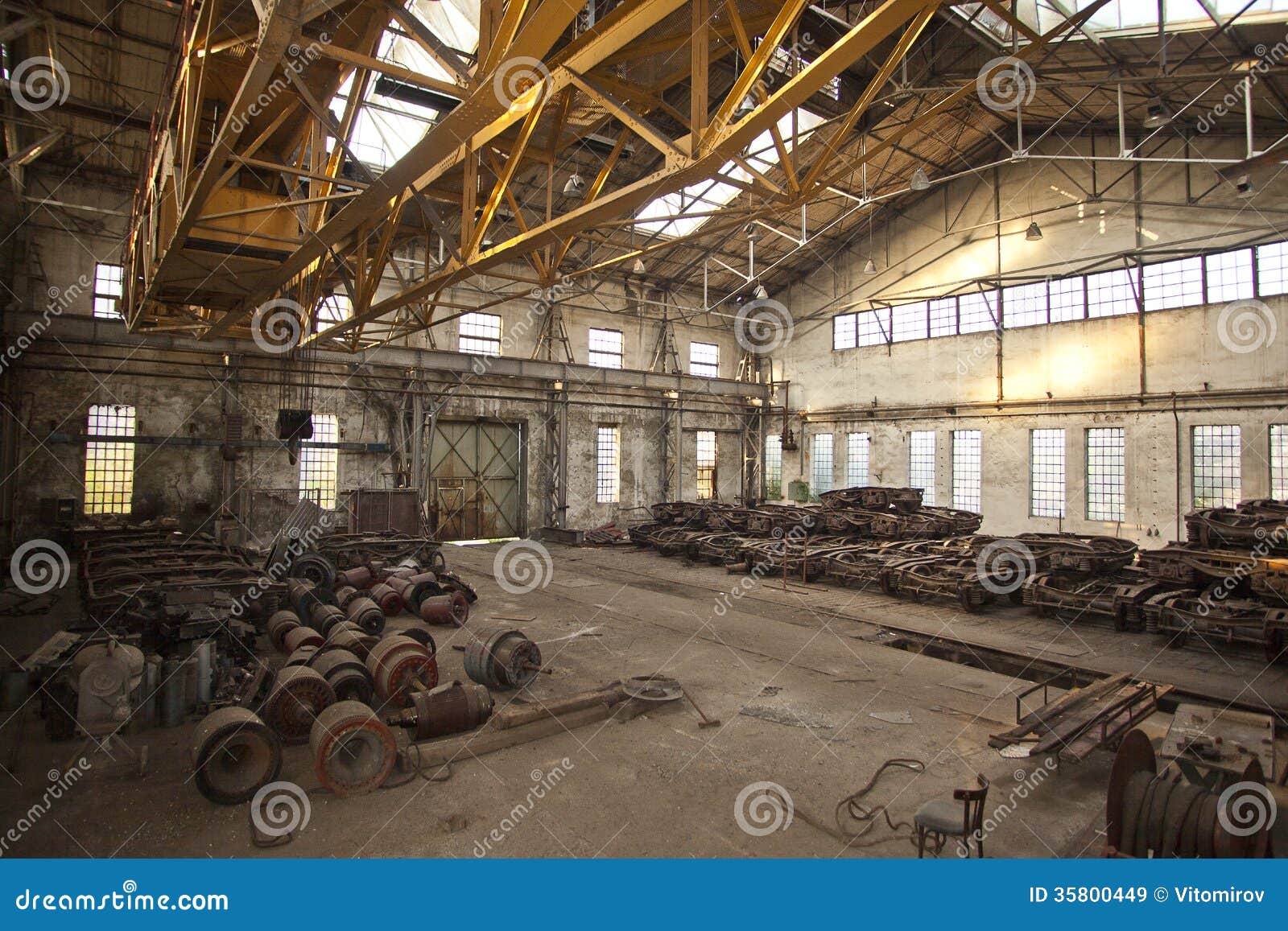 Old factory hall stock image. Image of hardware, factory - 35800449