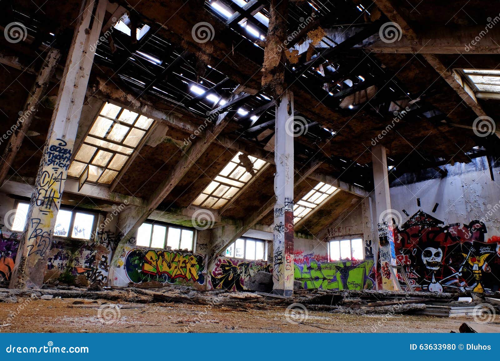 Old factory editorial image. Image of factory, empty - 63633980