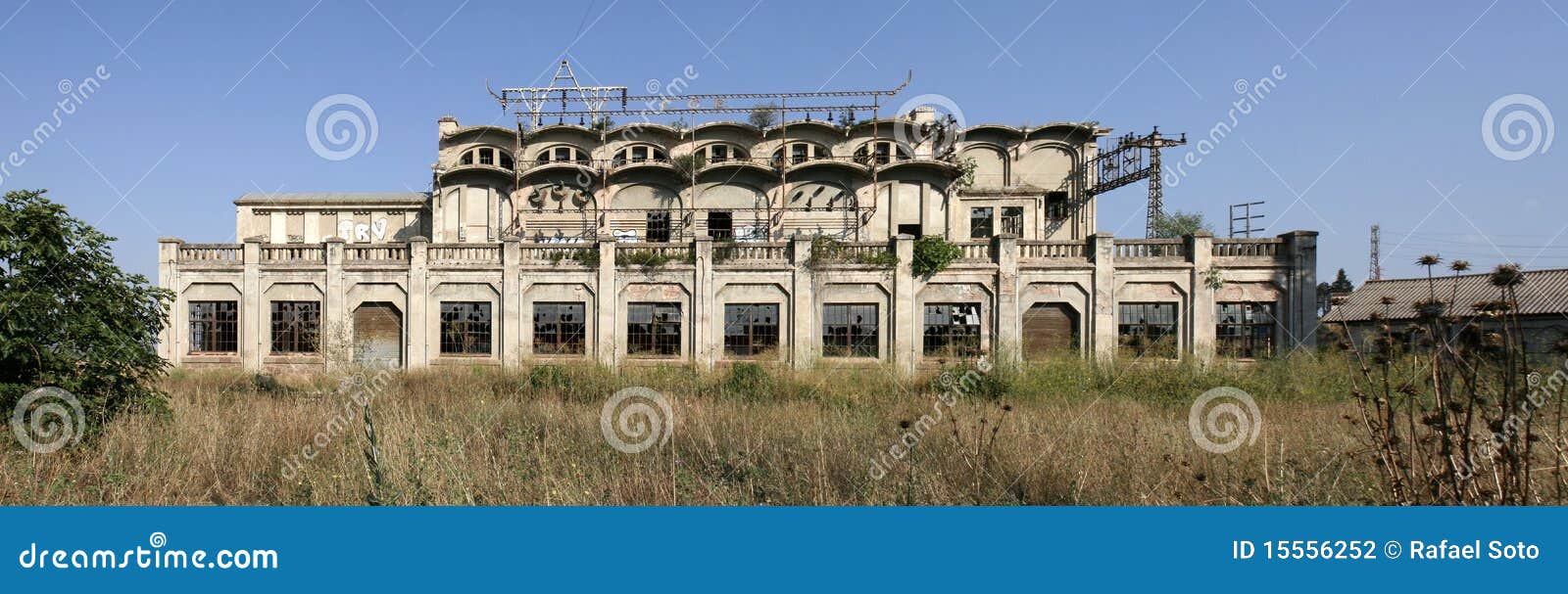 Old Factory in Manresa Spain Stock Photo - Image of industrial ...