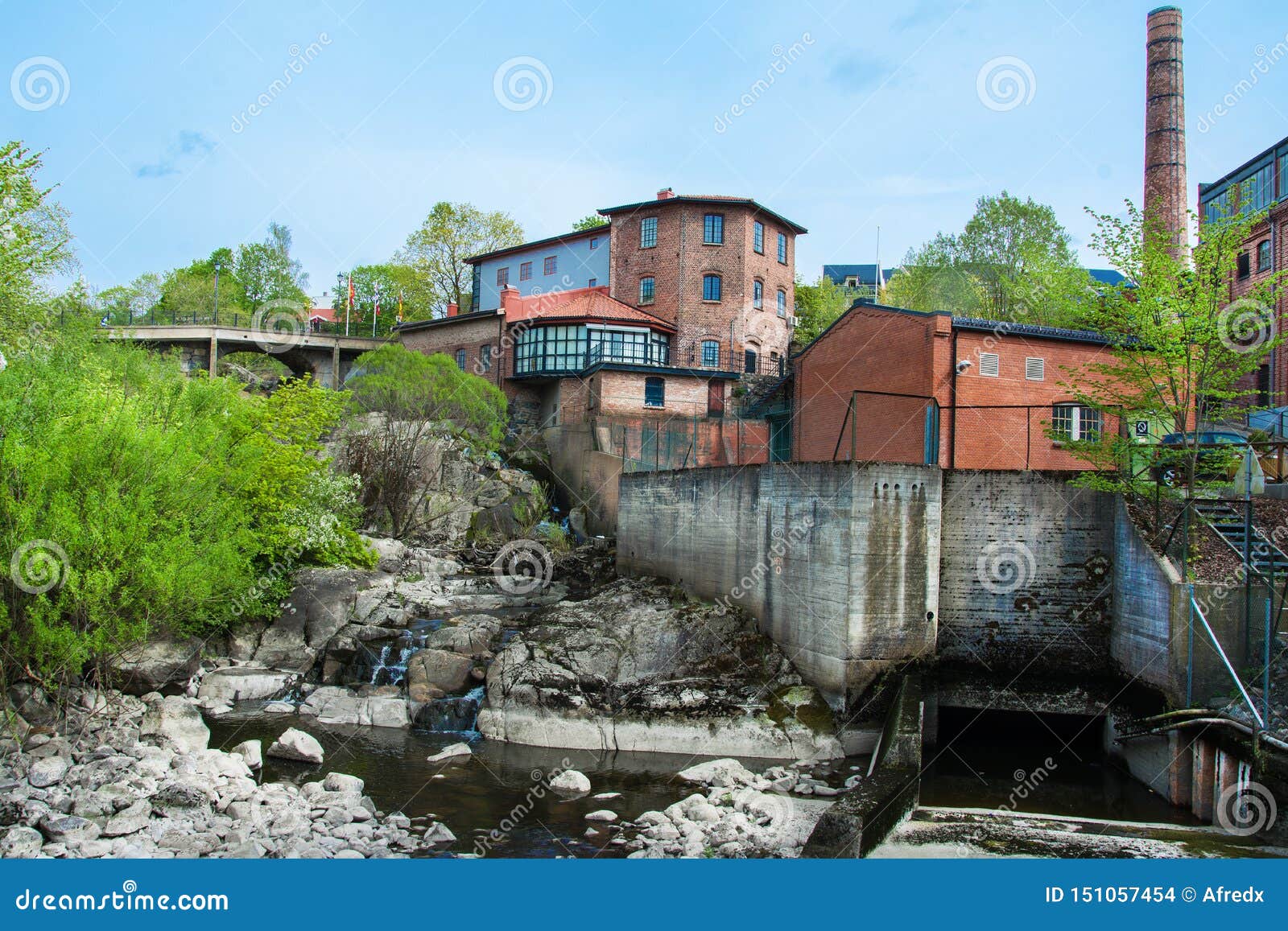 Old Factory in Moss, Norway Stock Photo - Image of beautiful, landscape ...