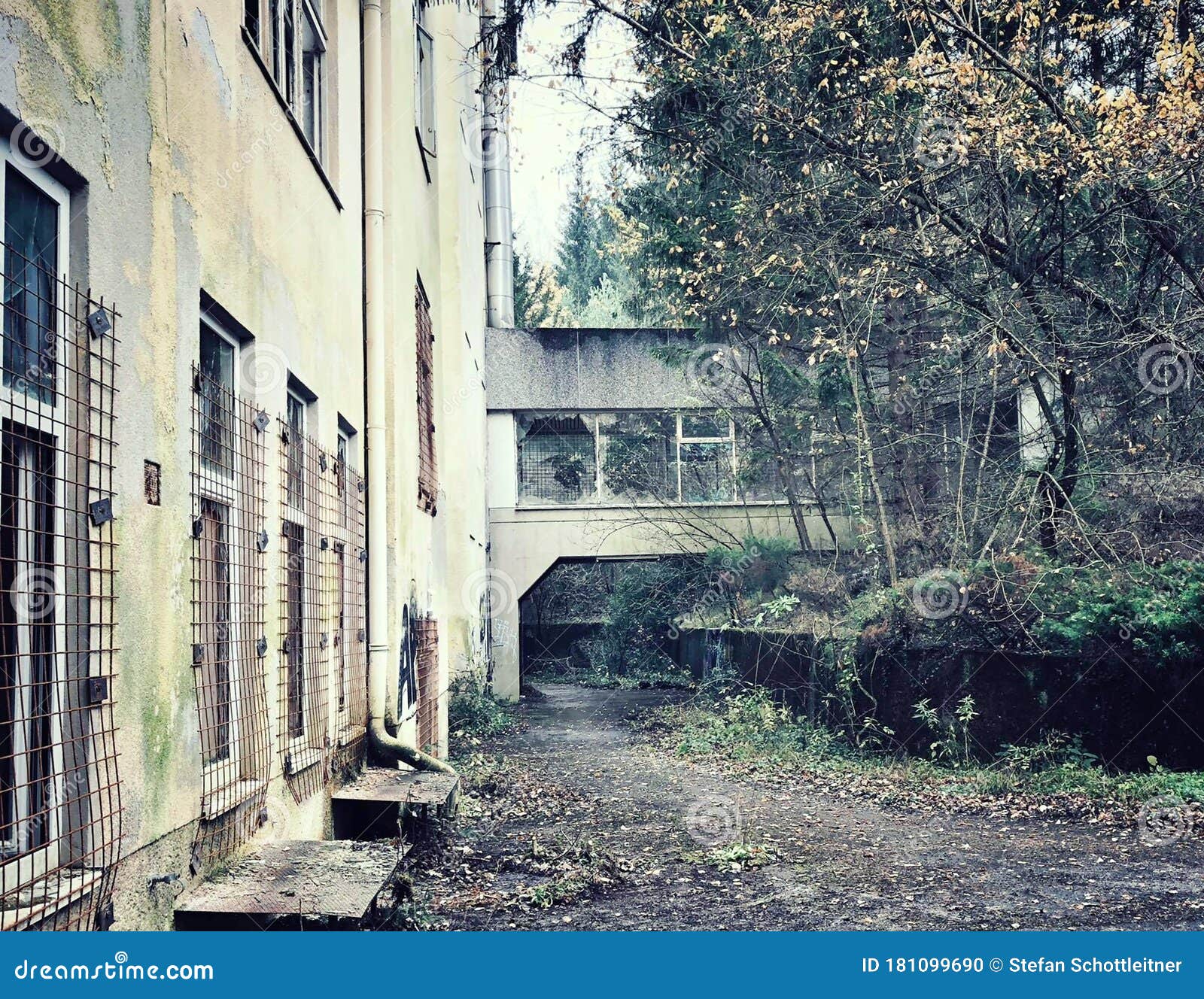 An Old Factory from Outside Stock Photo - Image of river, park: 181099690