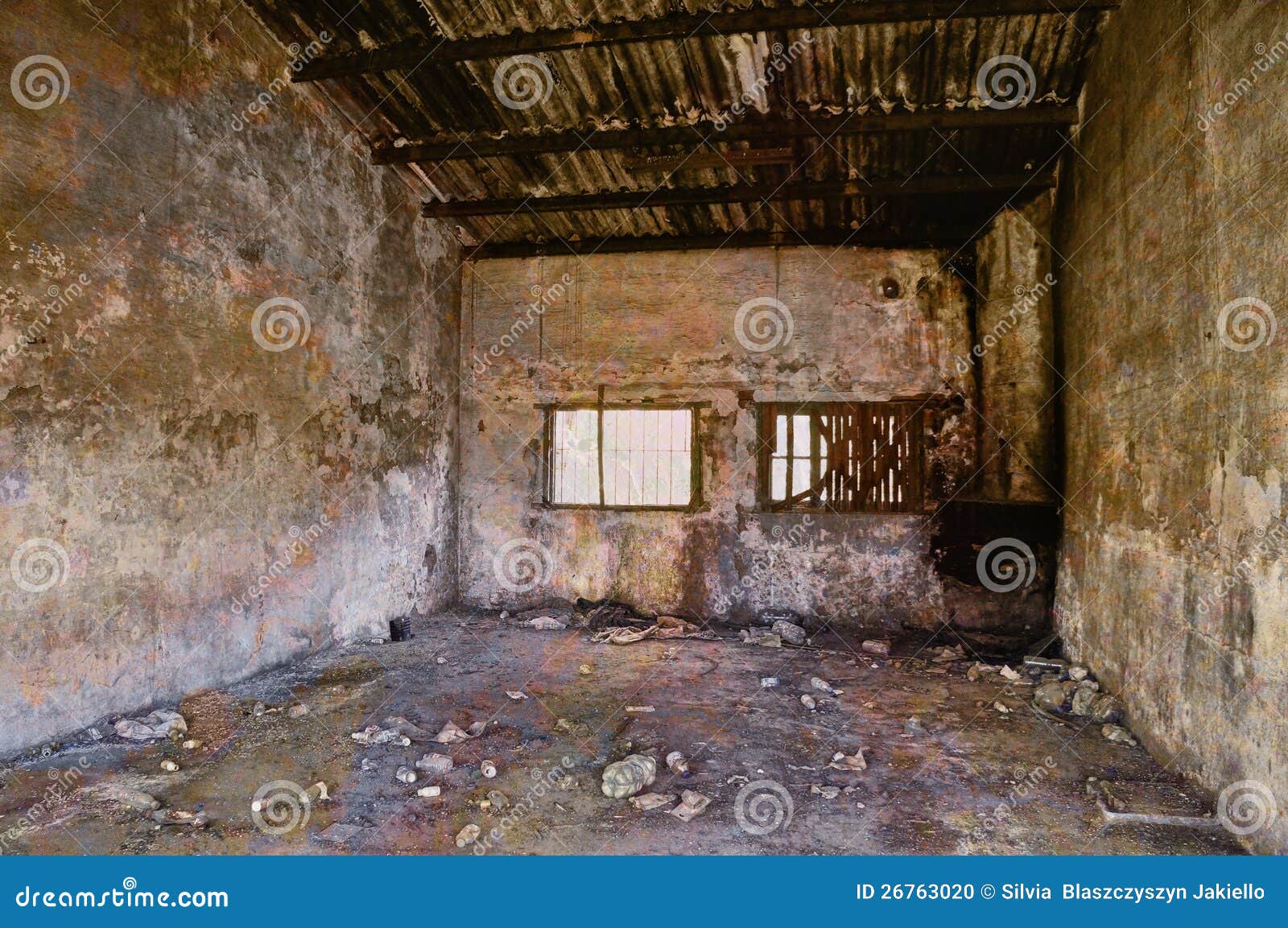 Old factory ruins stock photo. Image of miene, aged, interior - 26763020
