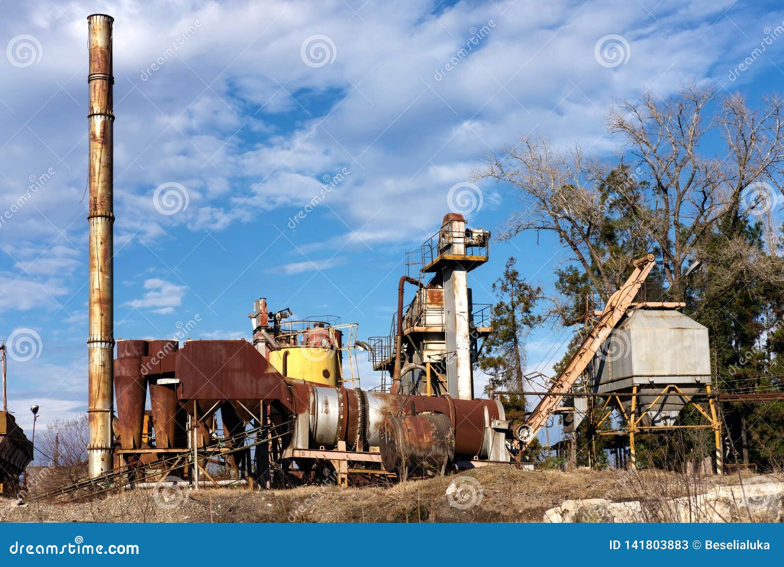 Old factory stock image. Image of occupation, rough - 141803883