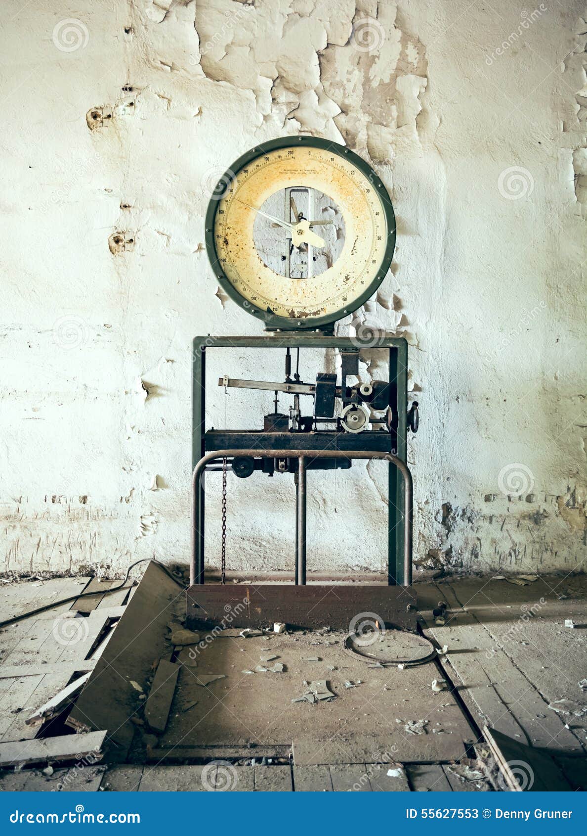 Old factory scales stock image. Image of number, meter - 55627553