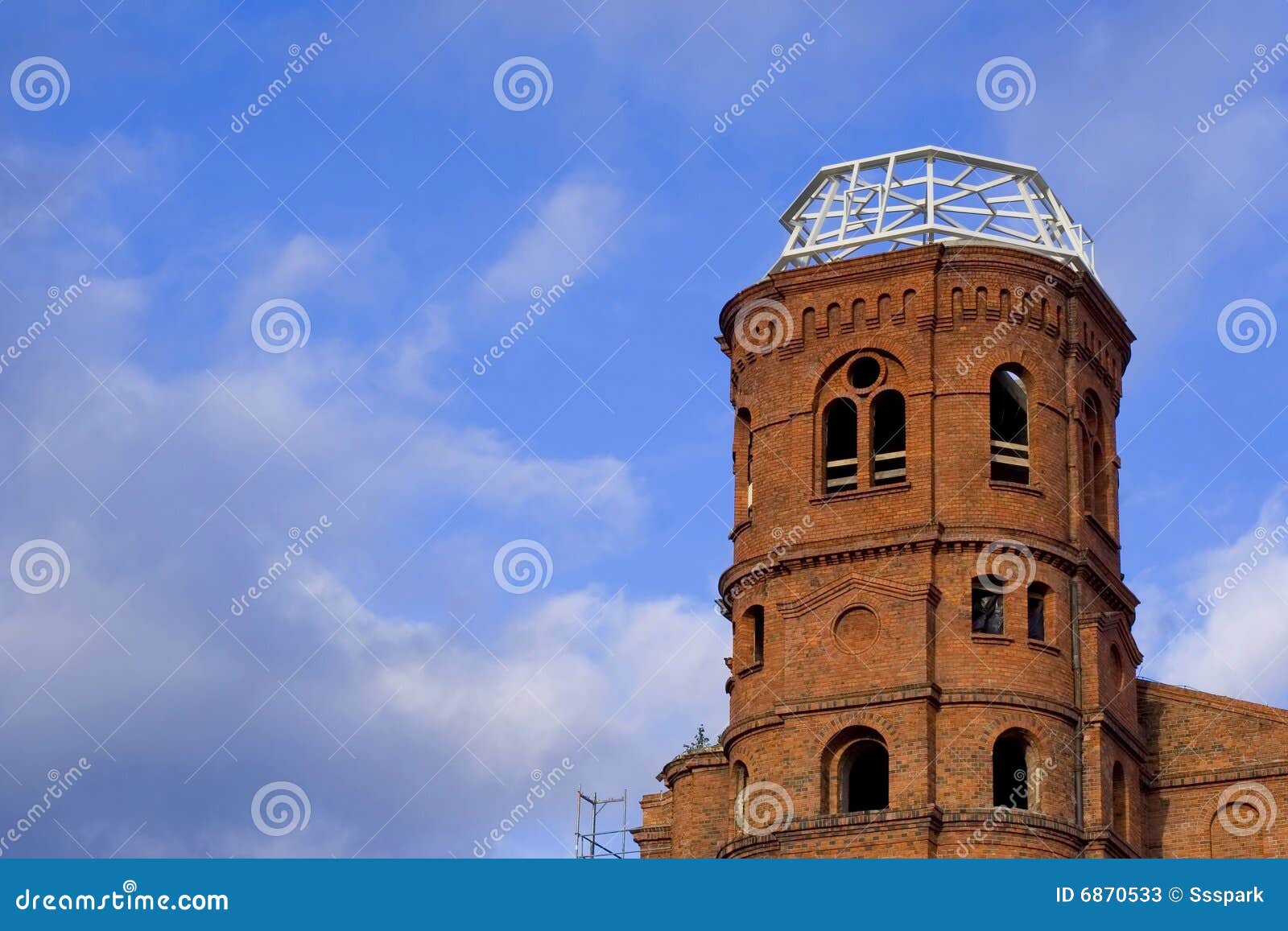 Old Factory Tower stock image. Image of house, door, weathered - 6870533