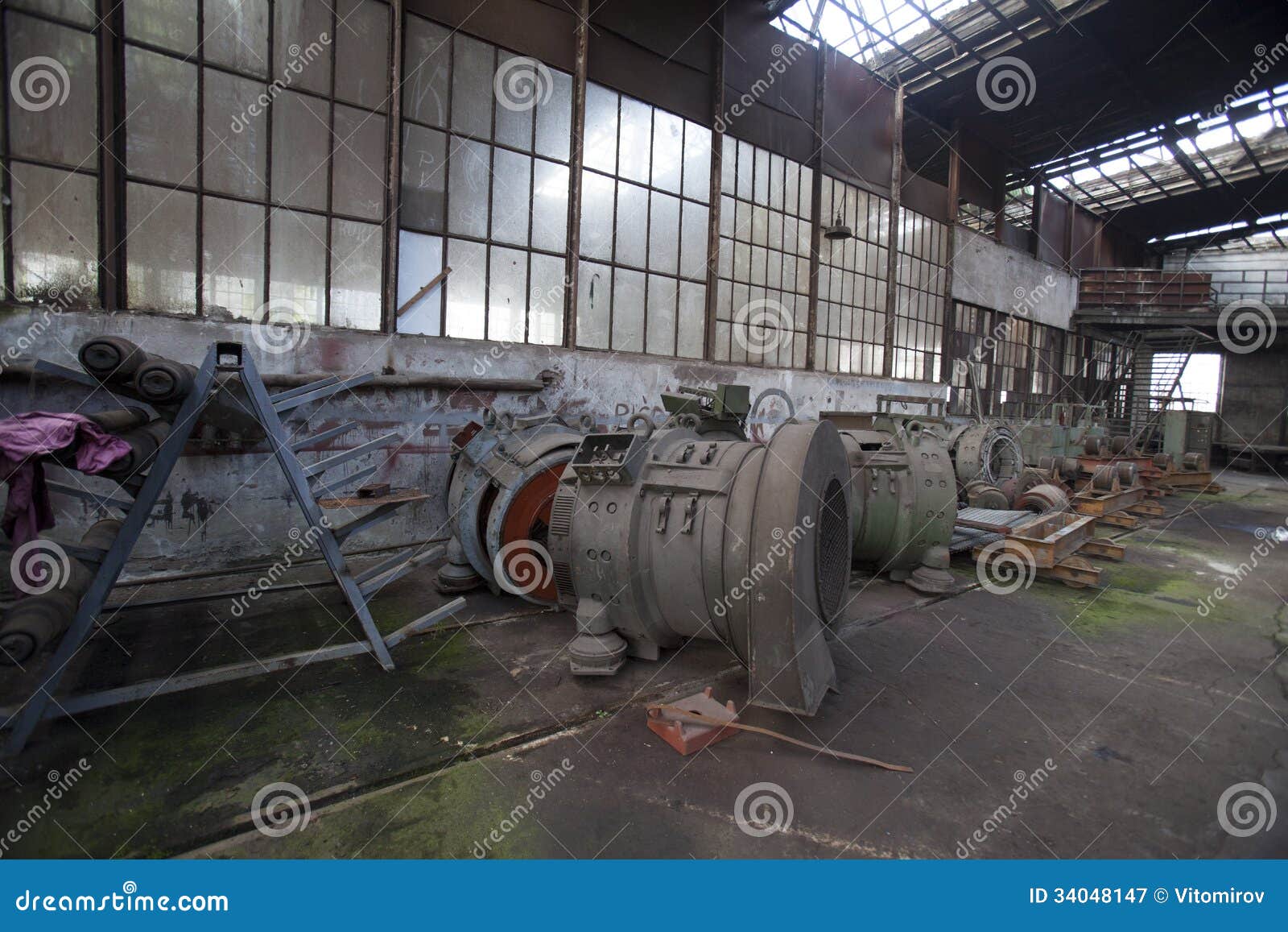 Old factory stock image. Image of metallurgy, obsolete - 34048147