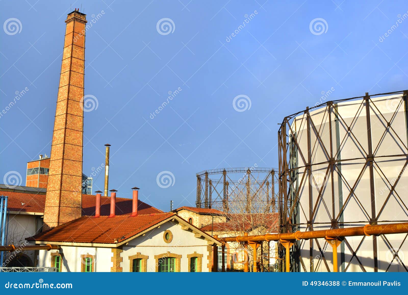 Old factory stock photo. Image of machine, bricks, 20th - 49346388