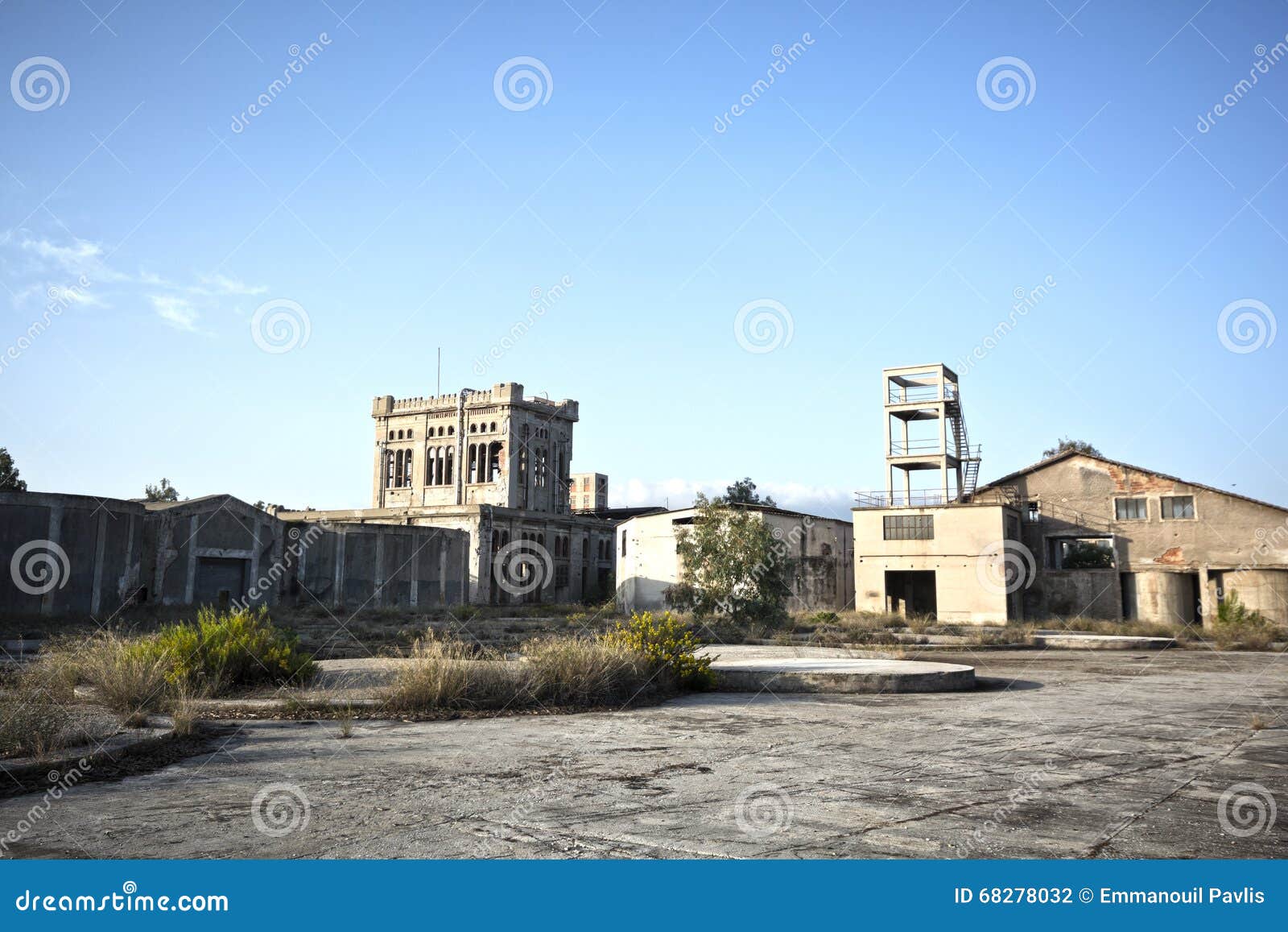 Old factory stock photo. Image of industrial, architecture - 68278032