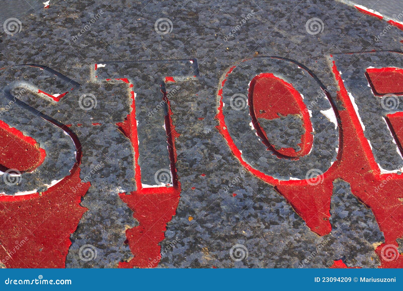 Old and faded stop sign stock image. Image of outdoor - 23094209