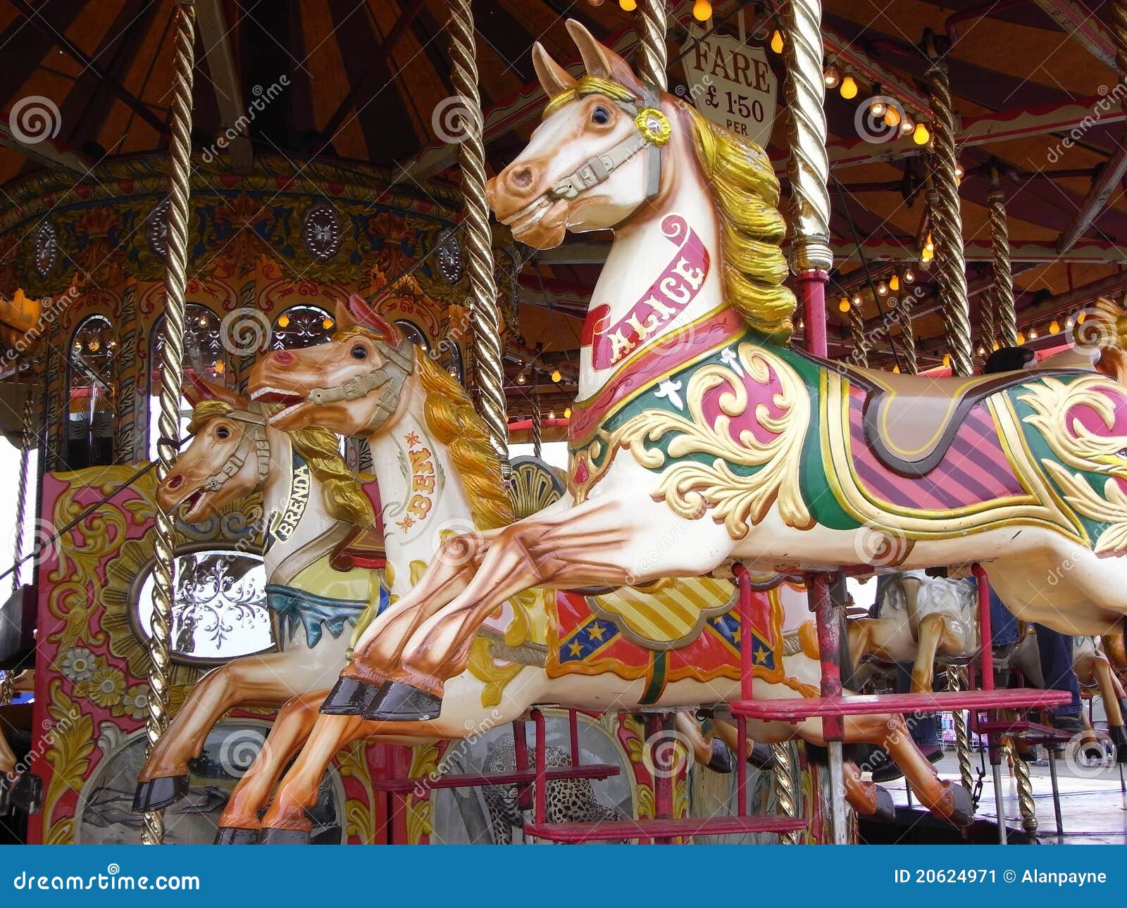 Old fair ground ride stock image. Image of traditional - 20624971