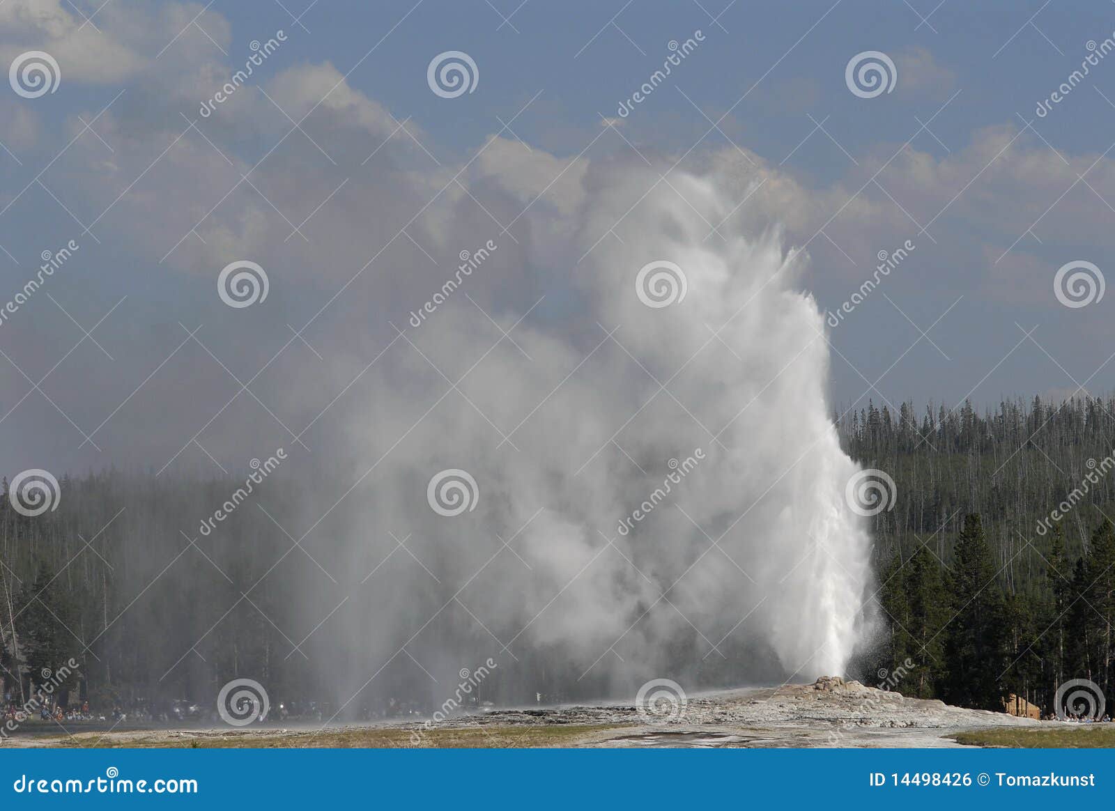 Old faithful eruption stock photo. Image of travel, america - 14498426