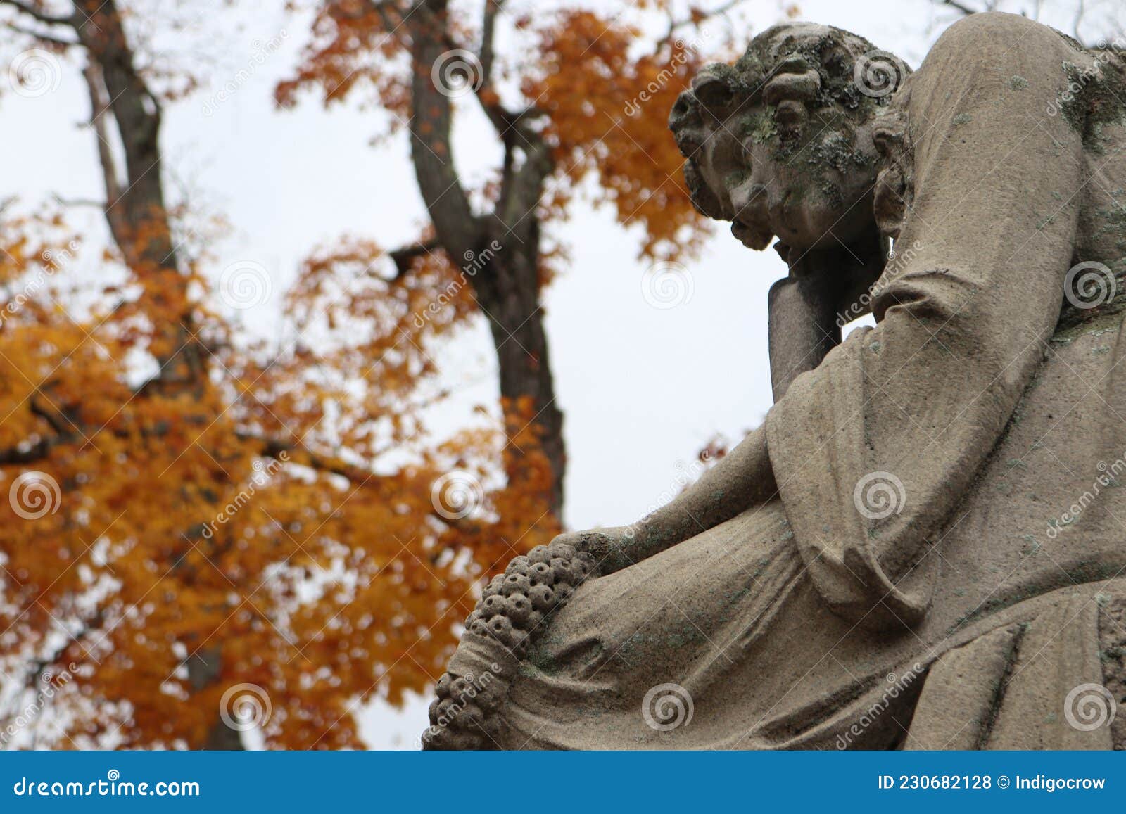 Old Fall Statues editorial stock photo. Image of stone - 230682128