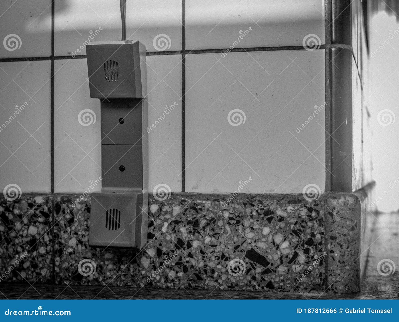 Old Family Phone. Missed Call Stock Photo - Image of phones, cabled ...