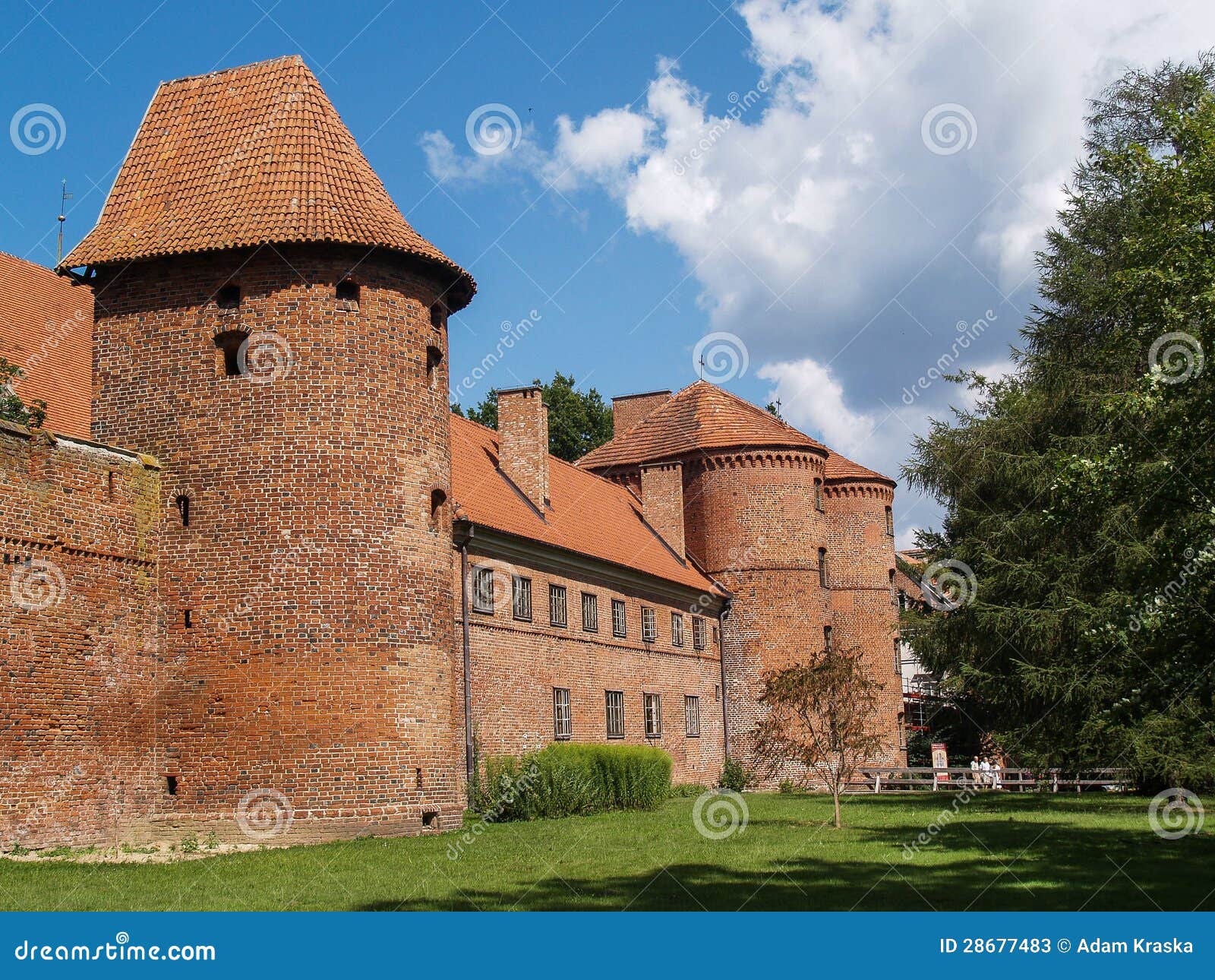 The Old Famous Cathedral in Fromborg, Poland Stock Image - Image of ...