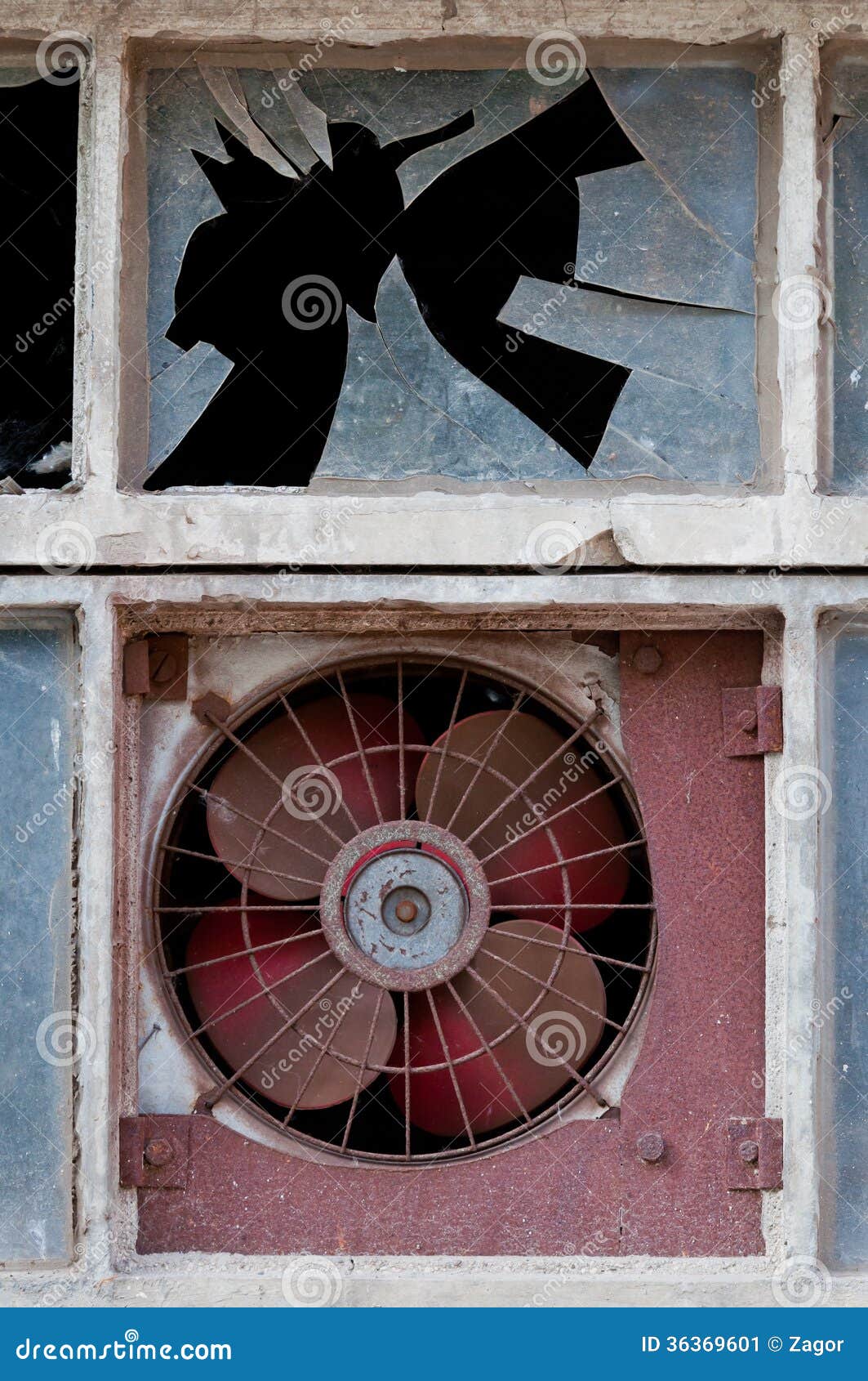 Old fan stock image. Image of damaged, rust, conditioner - 36369601
