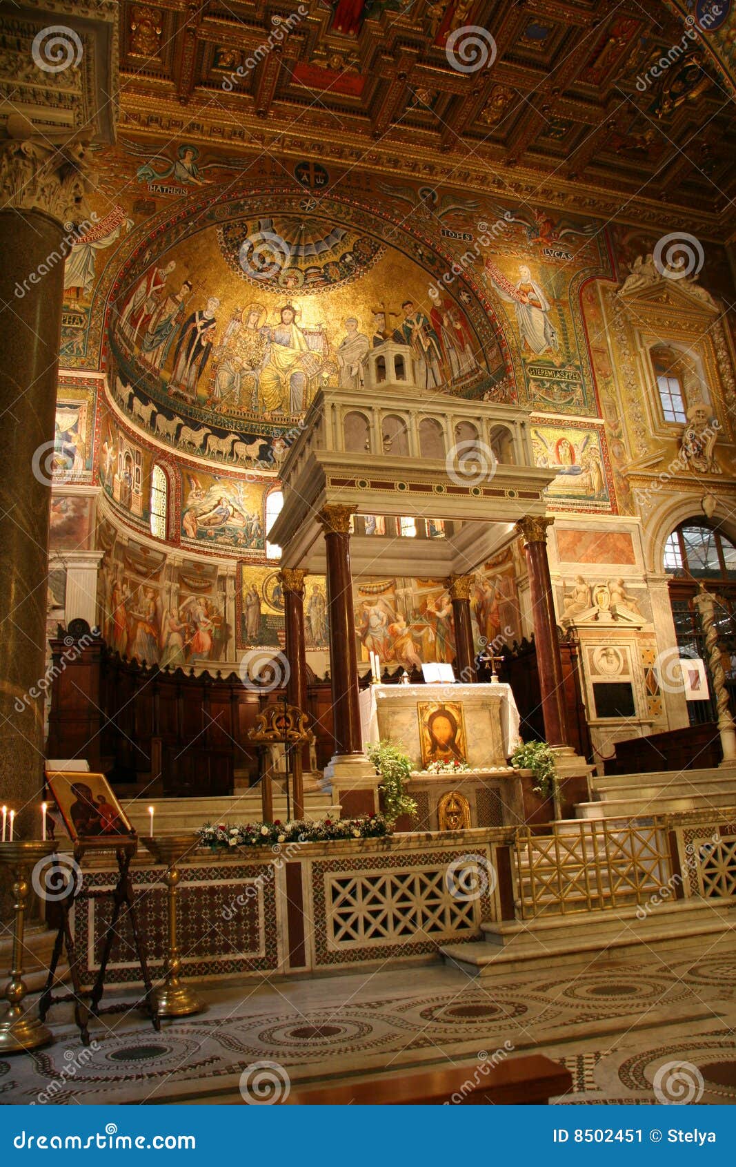 Old Fancy Catholic Church in Rome Editorial Photo - Image of jesus ...