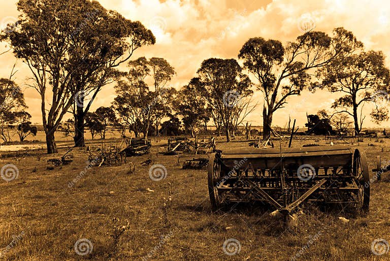 The old farm stock image. Image of implements, plough - 2314885