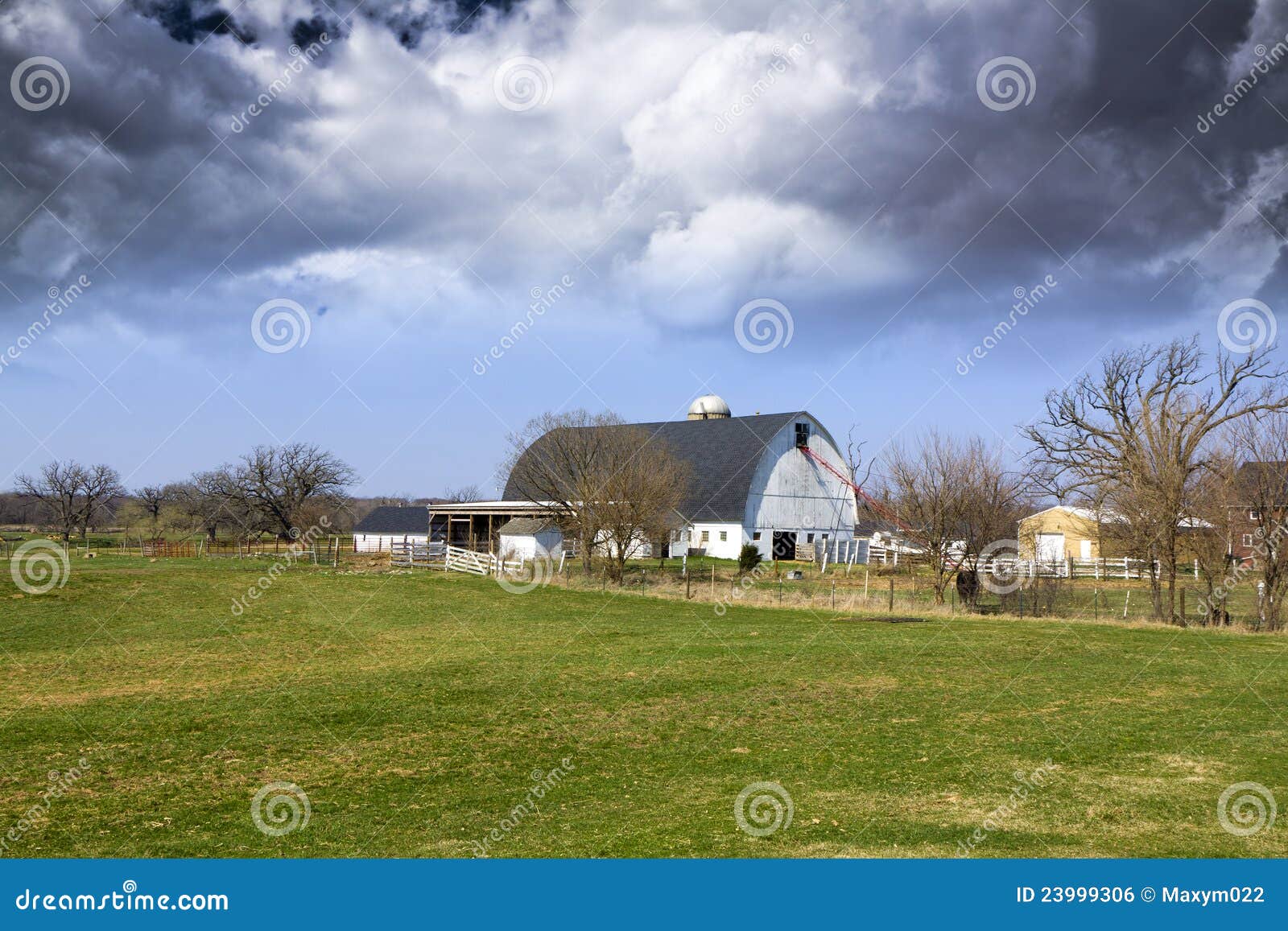 Old Farm stock photo. Image of farmland, grass, house - 23999306