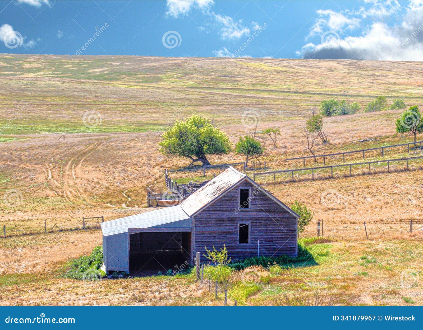 Old Farm House in a Field in Wyoming Stock Image - Image of agriculture ...